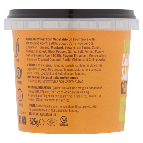 Tasty Sauces Chinese Curry Sauce Paste 325g – Tasty Foods Cuisine